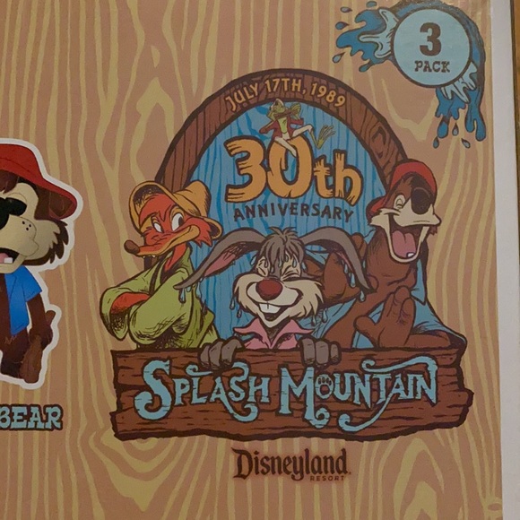 Funko | Other | Splash Mountain Disney Funko Pops 3 Piece Set | Poshmark